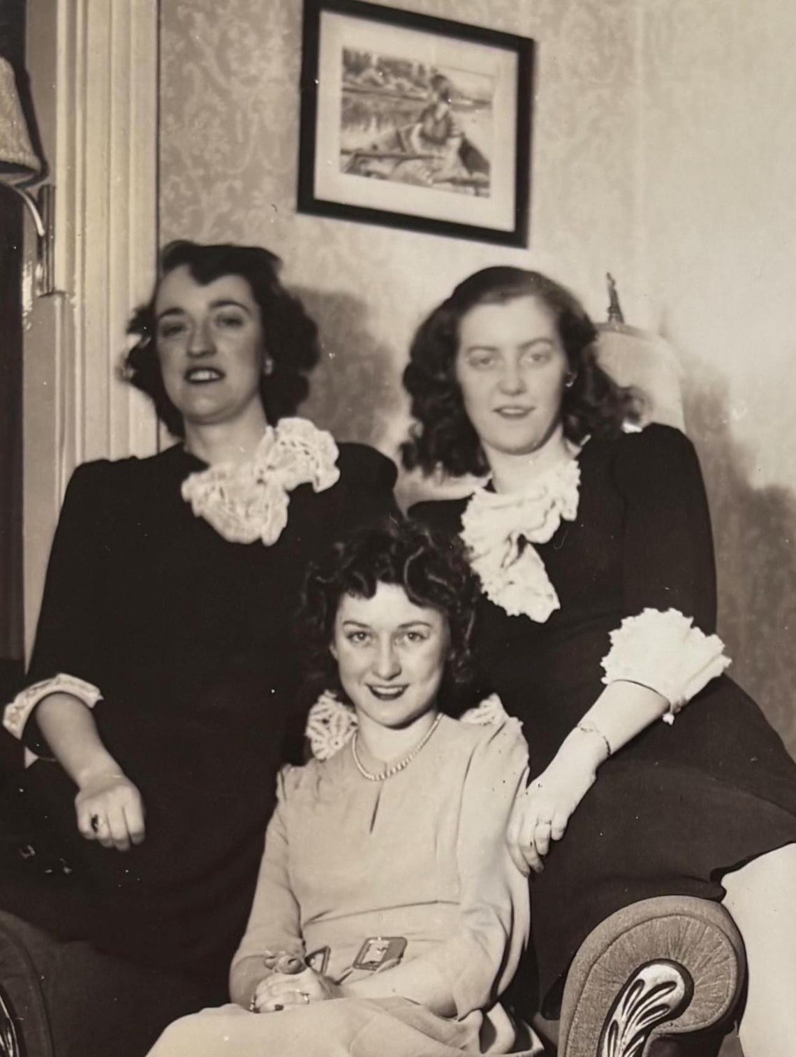 Original Antique Photograph | Edna, Rose & Marilyn - Etsy