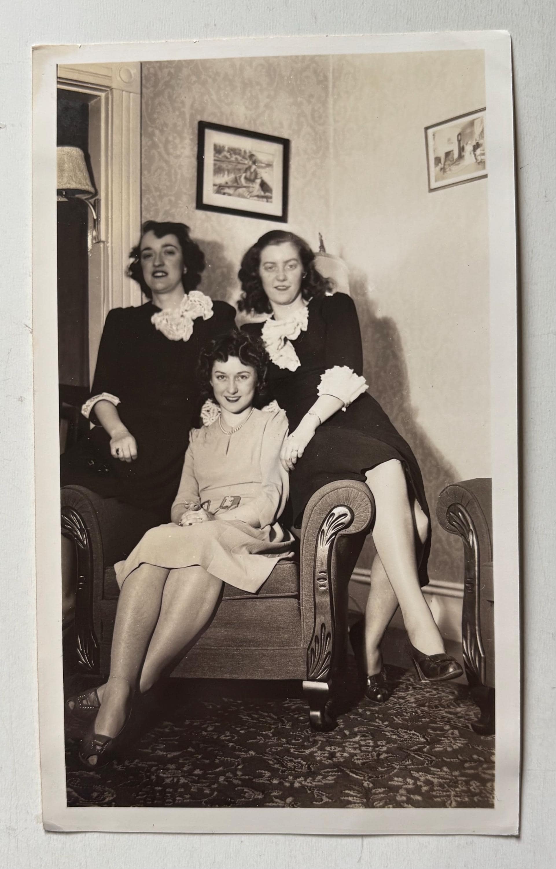 Original Antique Photograph | Edna, Rose & Marilyn - Etsy