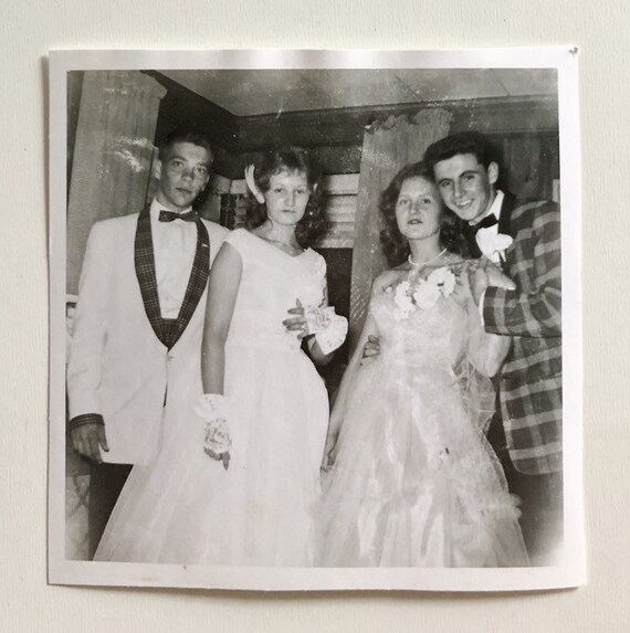 Original Vintage Photograph Senior Prom 1958 | Etsy