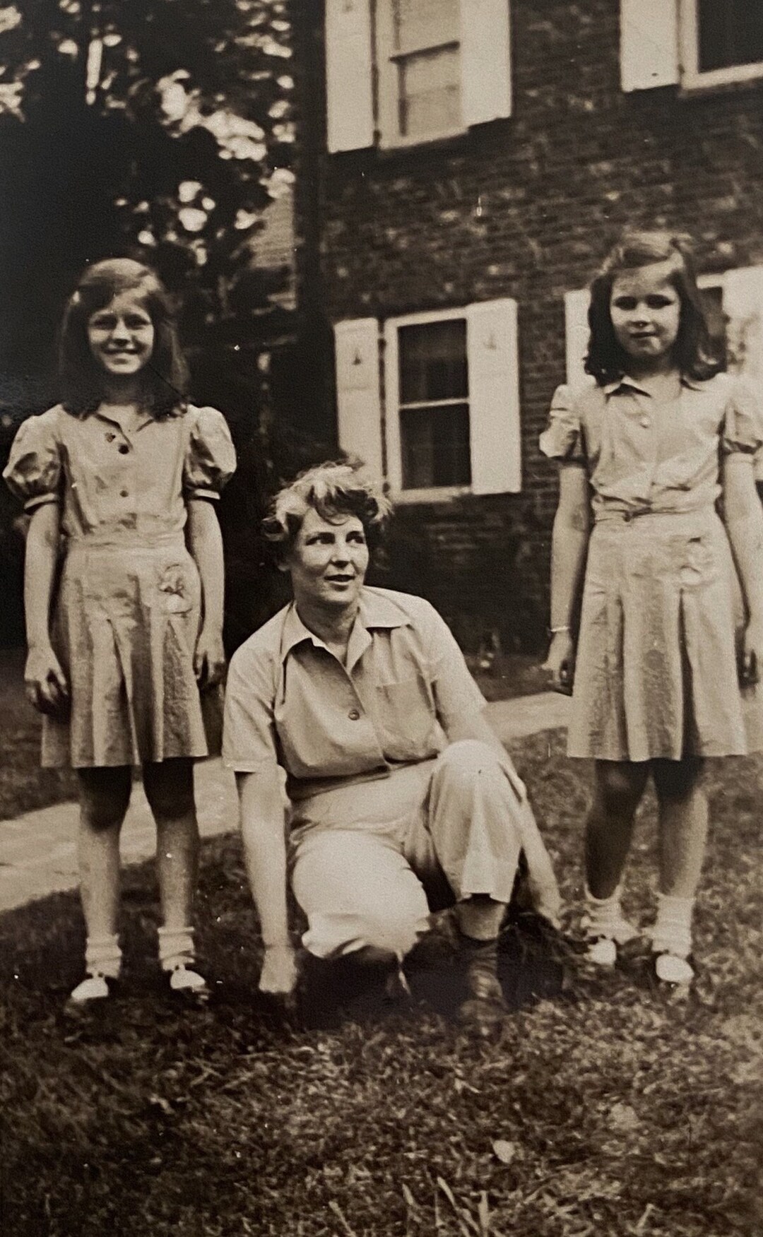 Original Antique Photograph | Esther & Anna With Mother | 1944 - Etsy