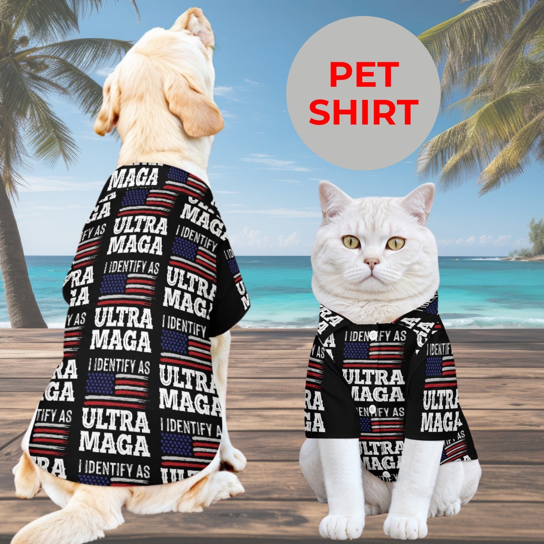 Ultra MAGA Shirt for Pet Dog Mom Republican Gift 2024 Donald Trump ...
