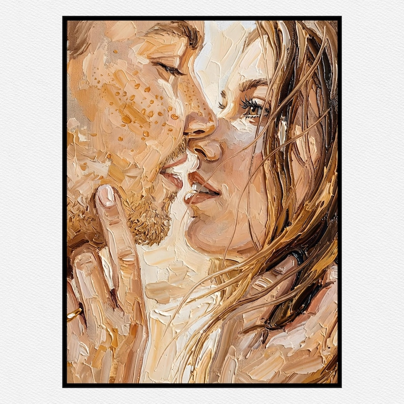Custom Mother Baby Oil Painting Portrait, Personalized Photo Gift ...