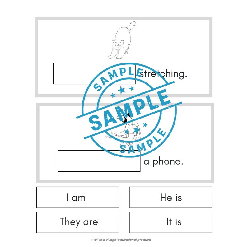 Pronouns Flashcards-sentence Starters Flashcards Set, ABA Therapy ...