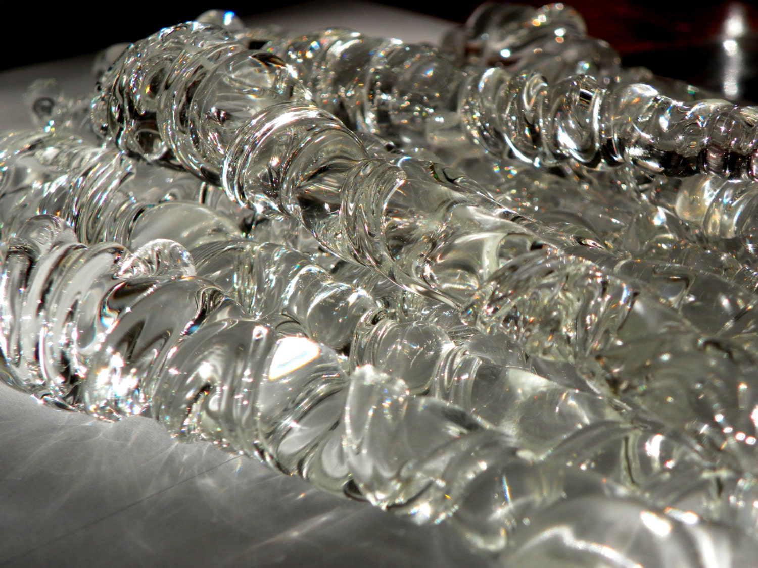 Glass Icicles Set of Twenty Christmas Ornament Holiday Tree - Etsy