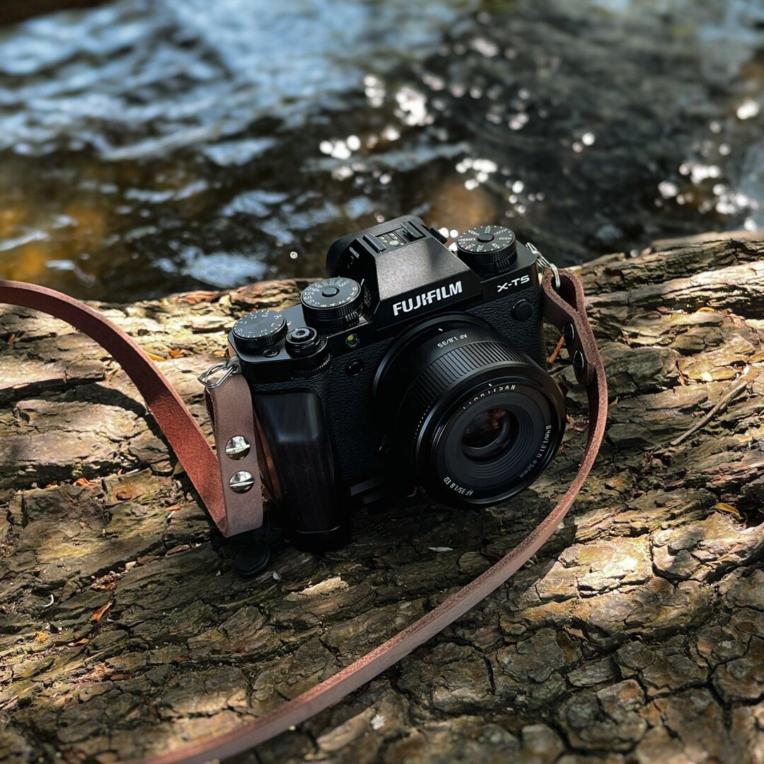 Leather Camera Strap, Vintage Leather Strap in Brown for DSLR & Analog ...