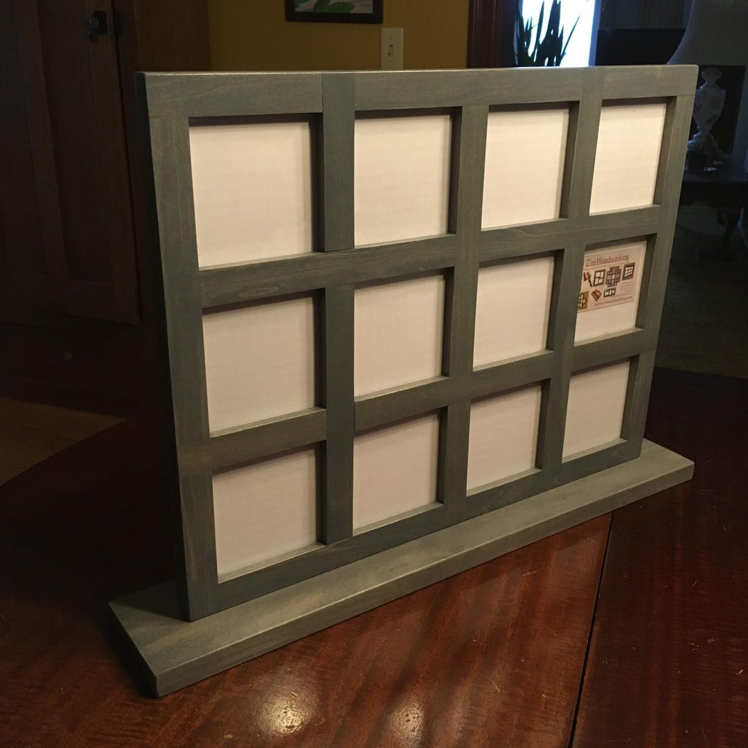 Freestanding Collage Picture Frame With a Base, Coffee Table Frame ...