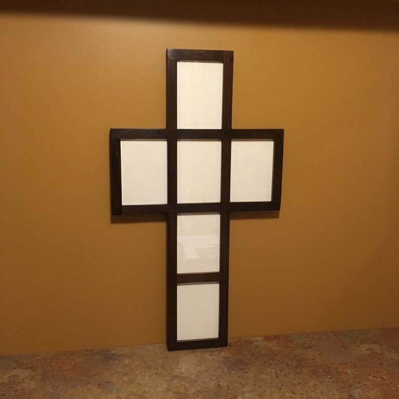 CROSS PICTURE FRAME First Communion Gift Religious Christmas | Etsy