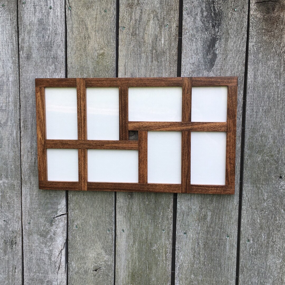 Photo Collage Frame With Multiple Orientation and Square Pictures - Etsy