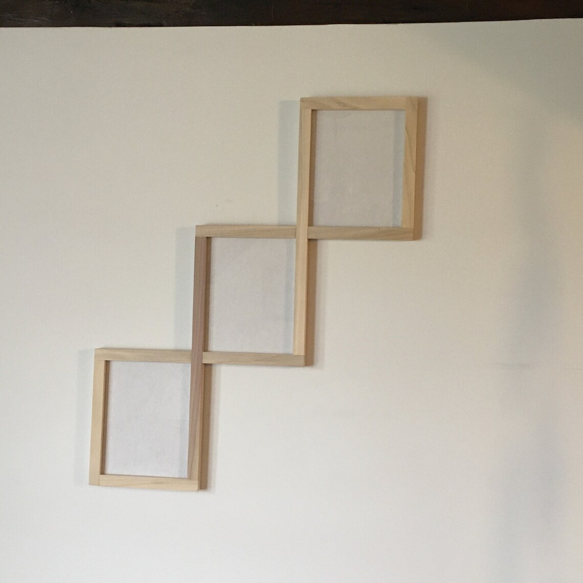 3 Opening Collage Picture Frame for Slanted or Diagonal Display - Etsy