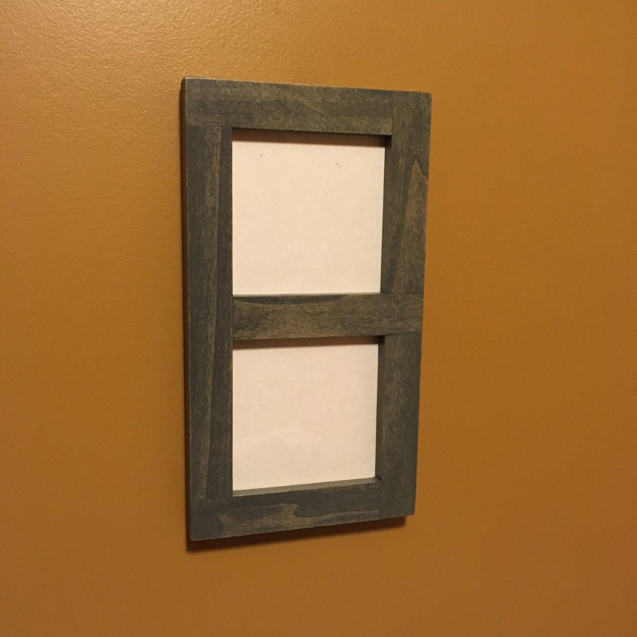 5x5s - 2, 3, 4, or 5 Openings Collage Frame, Poplar Wood Gallery Wall ...