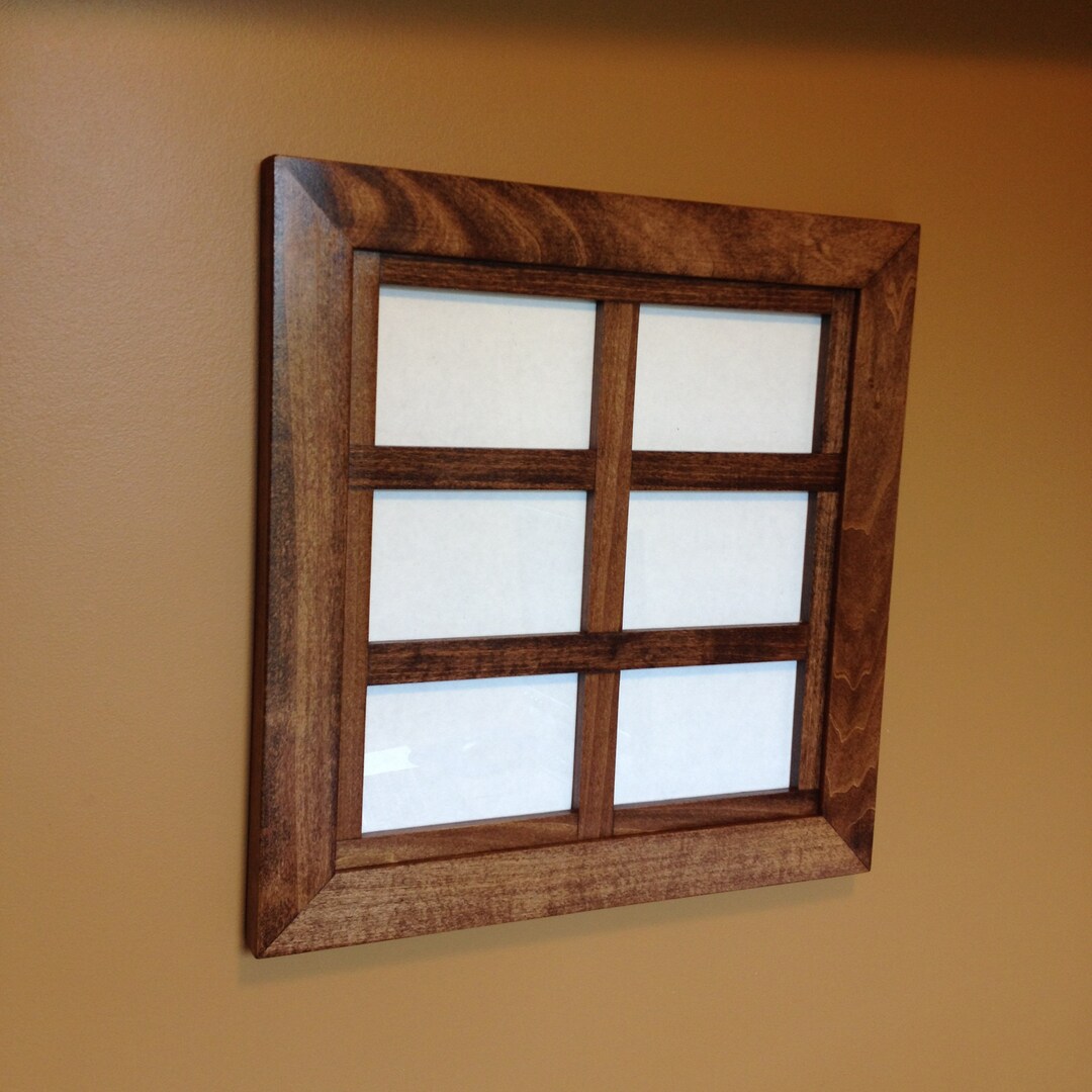 Custom 4x6 Windowpane Collage Frame, Window Pane Frame for Multiple 4x6 ...