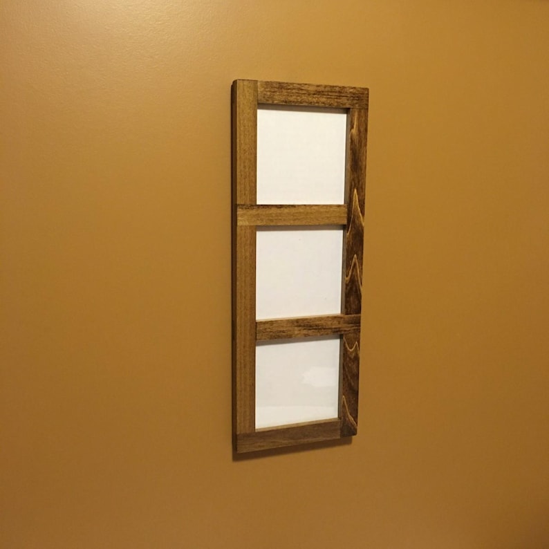 5x5s - 2, 3, 4, or 5 Openings Collage Frame, Poplar Wood Gallery Wall ...