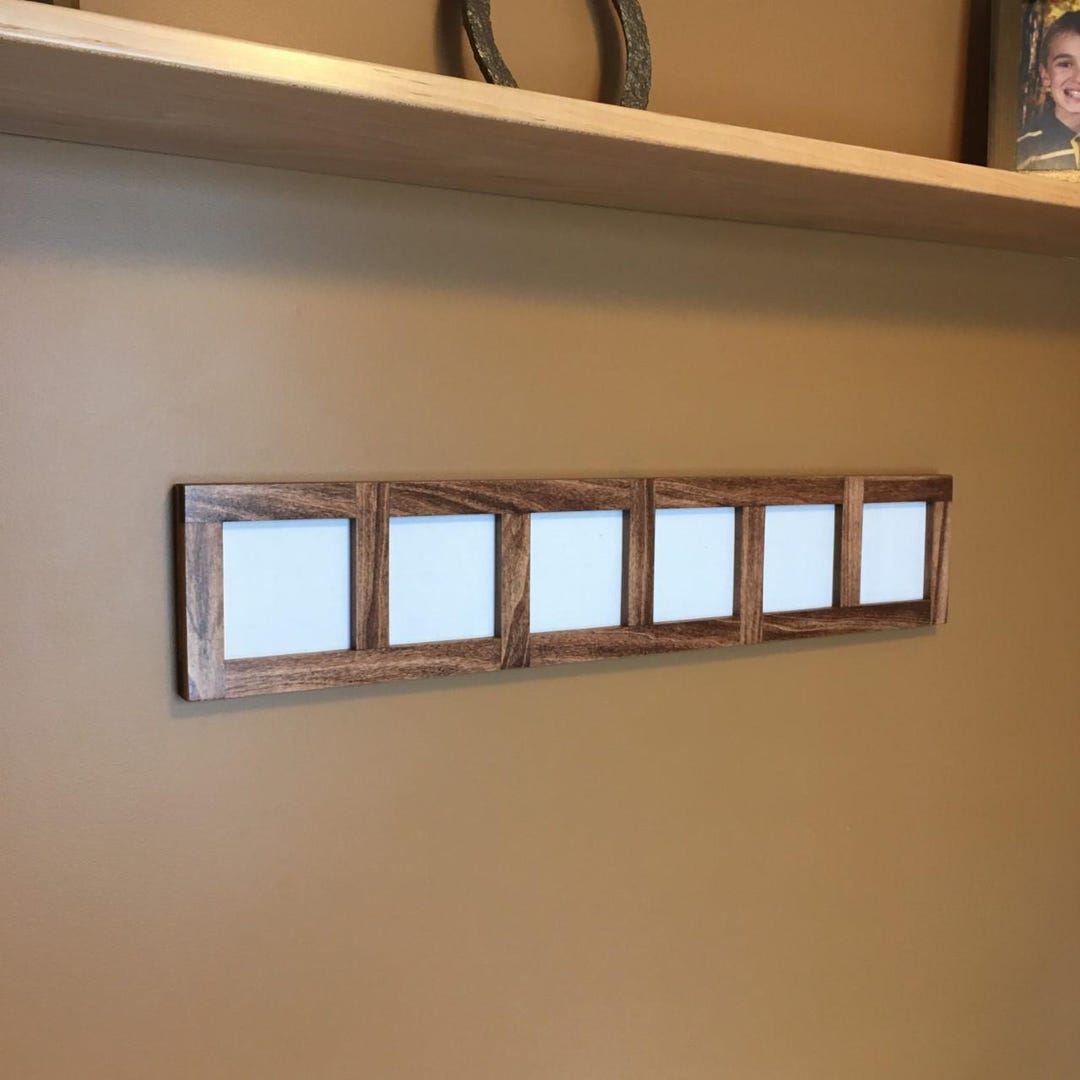 4x4s- 6, 7, 8, or 9 Opening Collage Frame for Multiple Square Photos - Etsy