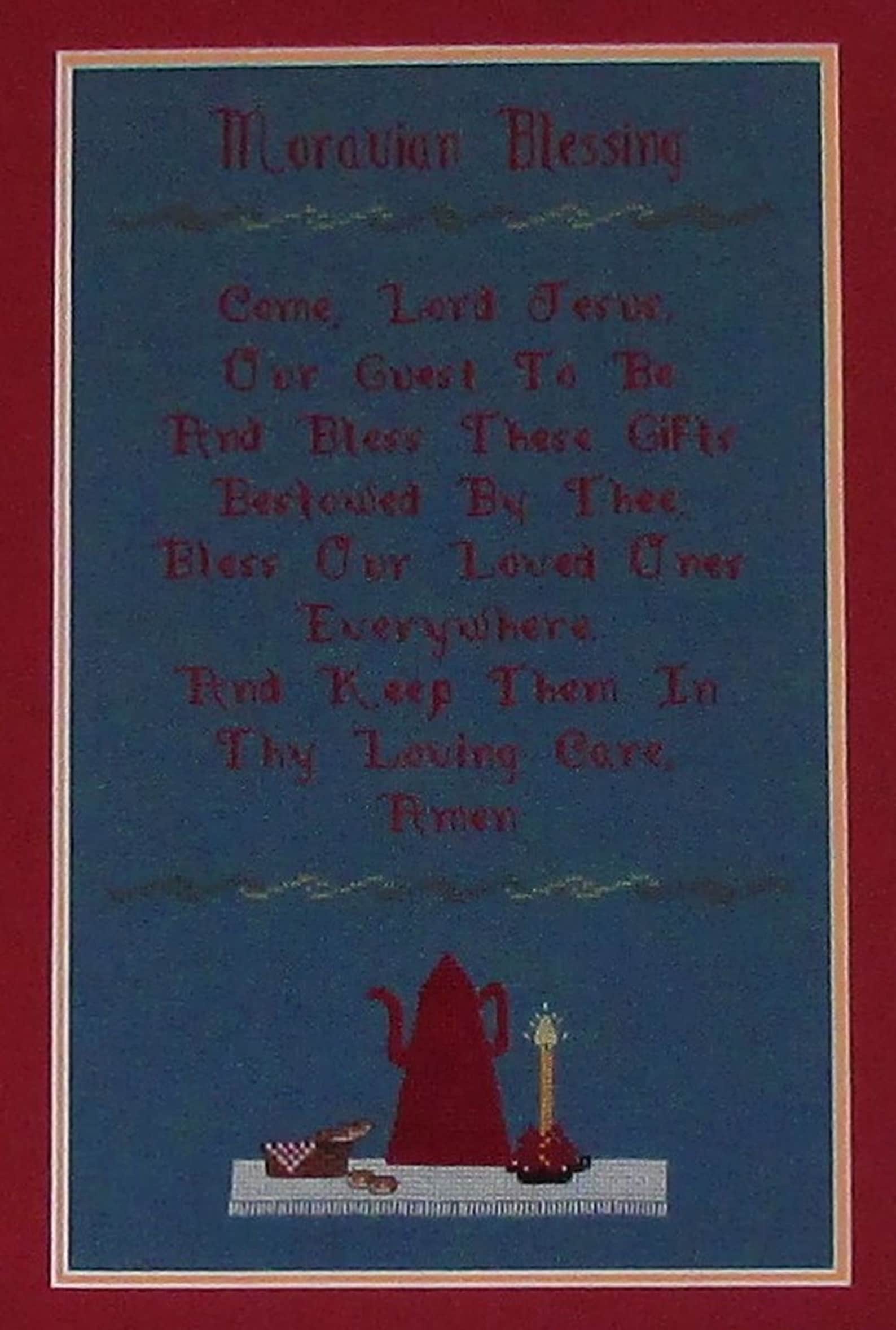 Moravian Blessing Cross Stitch Pattern - Etsy