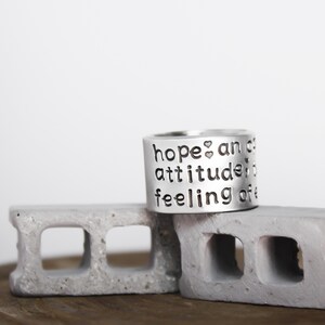 Inspiration Ring, Handstamped Jewelry, Personalized Gifts for Women ...