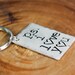 P.S. I Love You Key Chain Love Key Chain Stamped Key Chain - Etsy