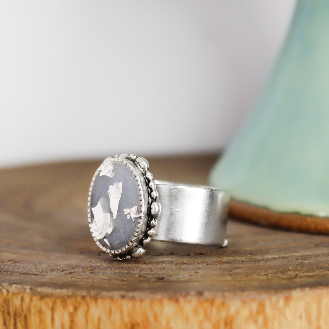 Blue Coral Ring - Meditation Ring - Coral Jewelry - Etsy