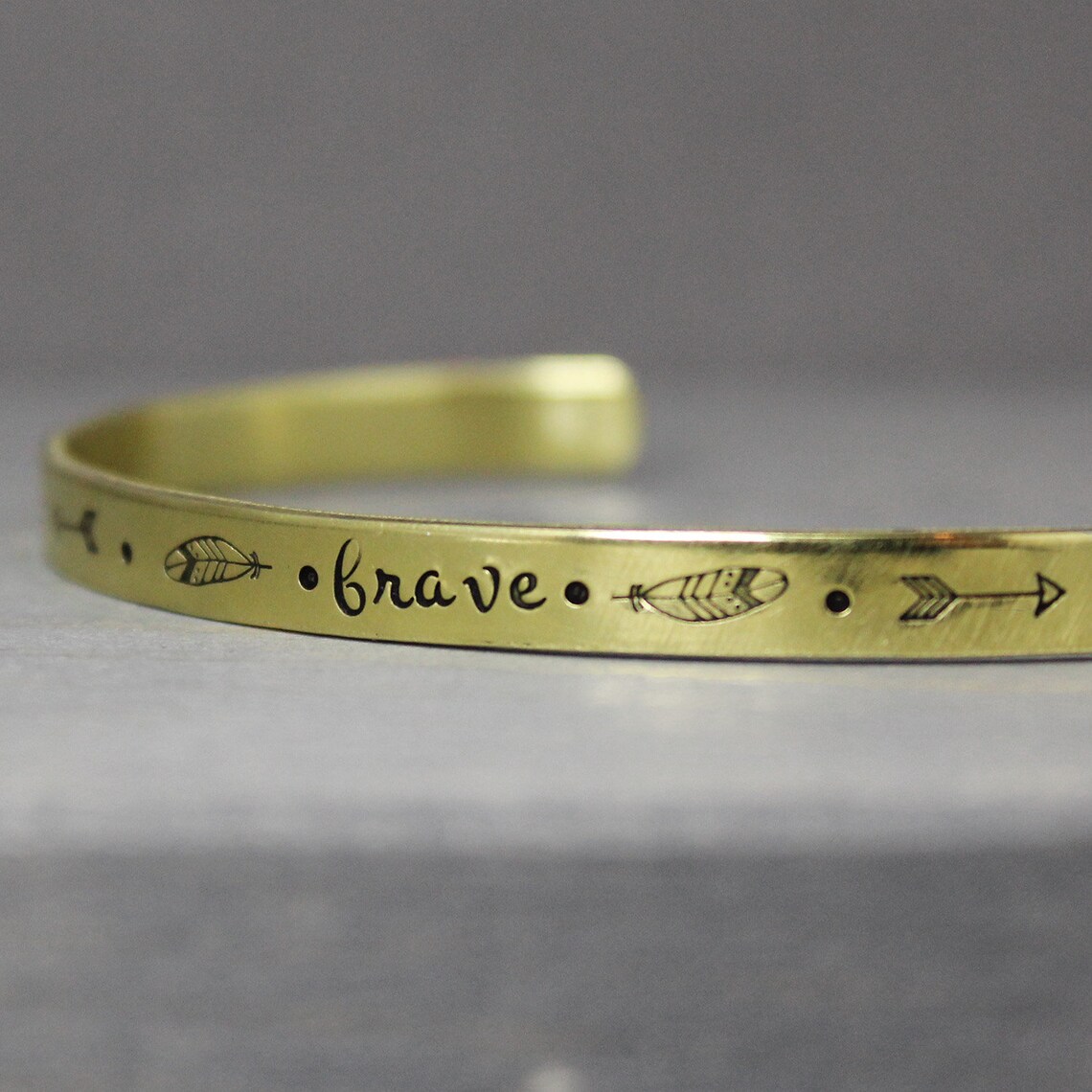 Copper Brave Bracelet - Intention Bracelet - Inspiration Bracelet ...