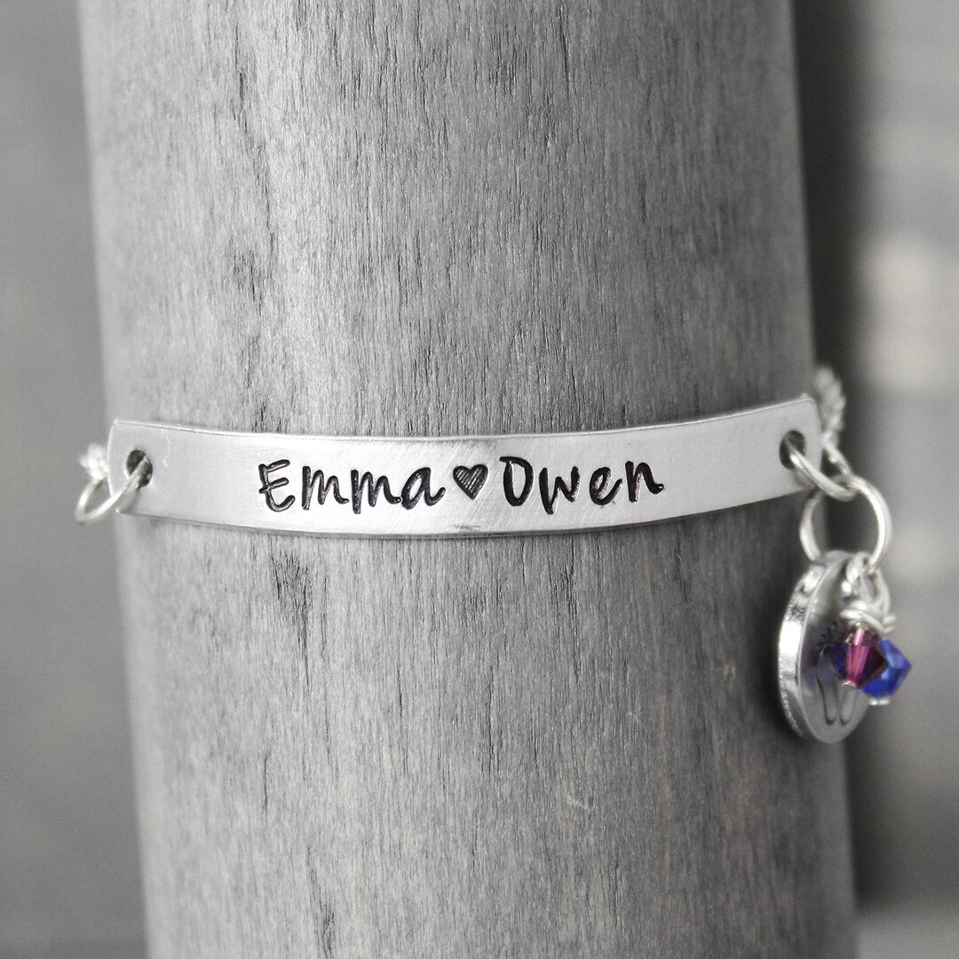 New Mom Bracelet - Custom Name Bracelet - New Mom Jewelry - Etsy