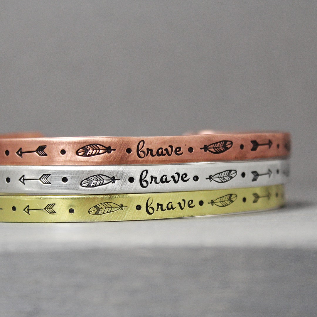 Copper Brave Bracelet - Intention Bracelet - Inspiration Bracelet ...
