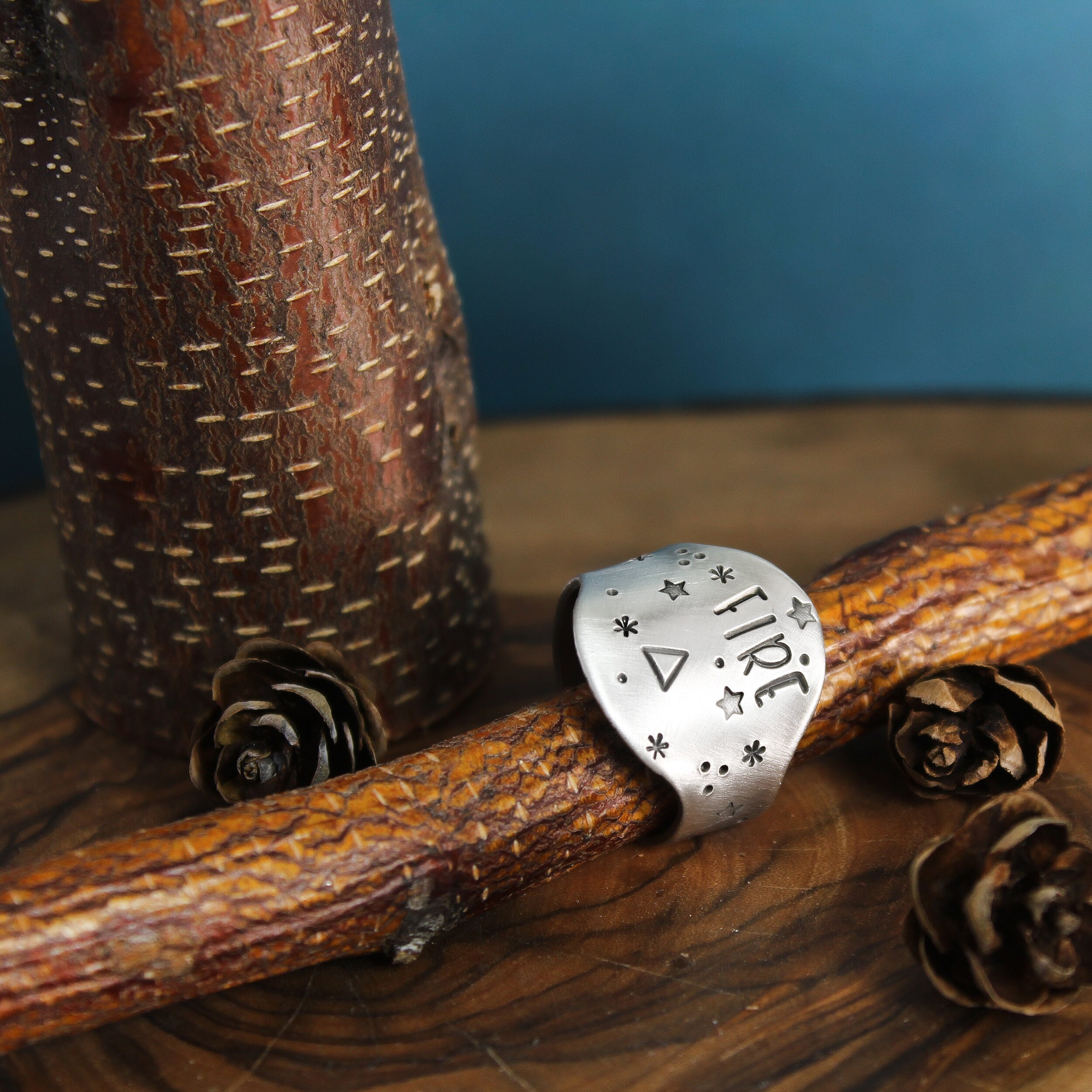 Fire Element Ring Witchcraft Ring Celestial Ring | Etsy