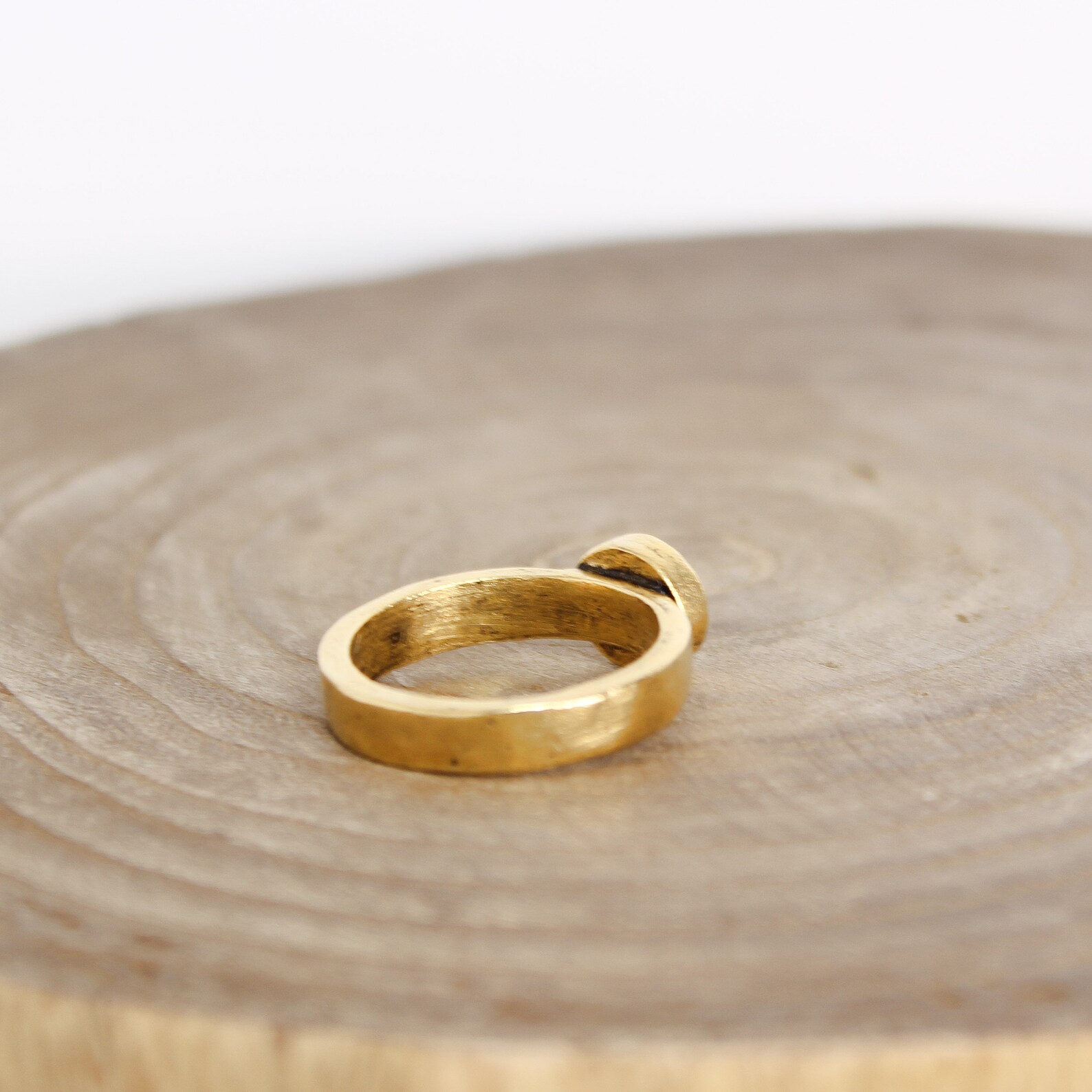 Selenite Ring Gold Ring Chakra Ring Selenite Jewelry - Etsy