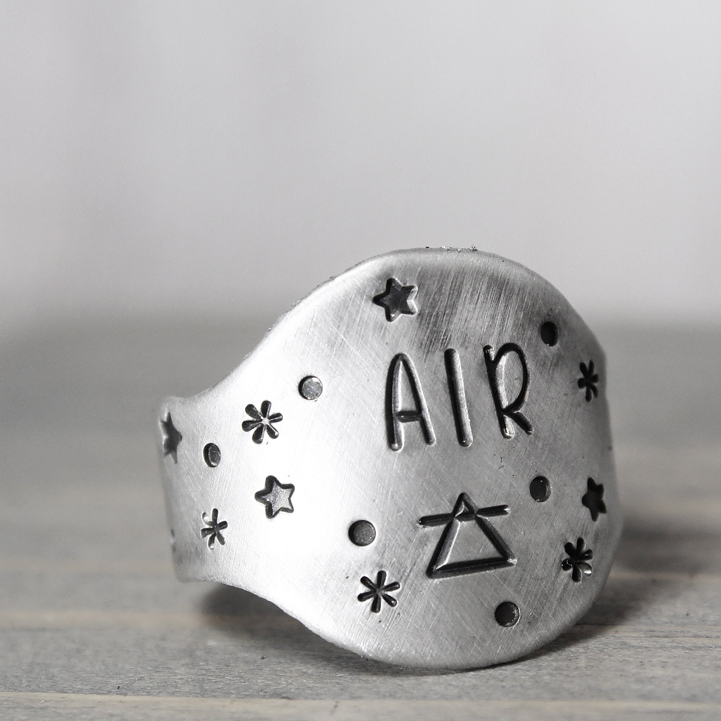 Air Element Ring, Witchcraft Ring, Celestial Ring, Gemini Jewelry ...