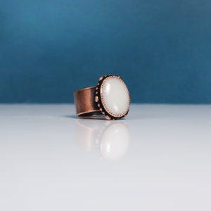 Selenite Ring - Chakra Ring - Meditation Ring - Large Statement Ring - Etsy