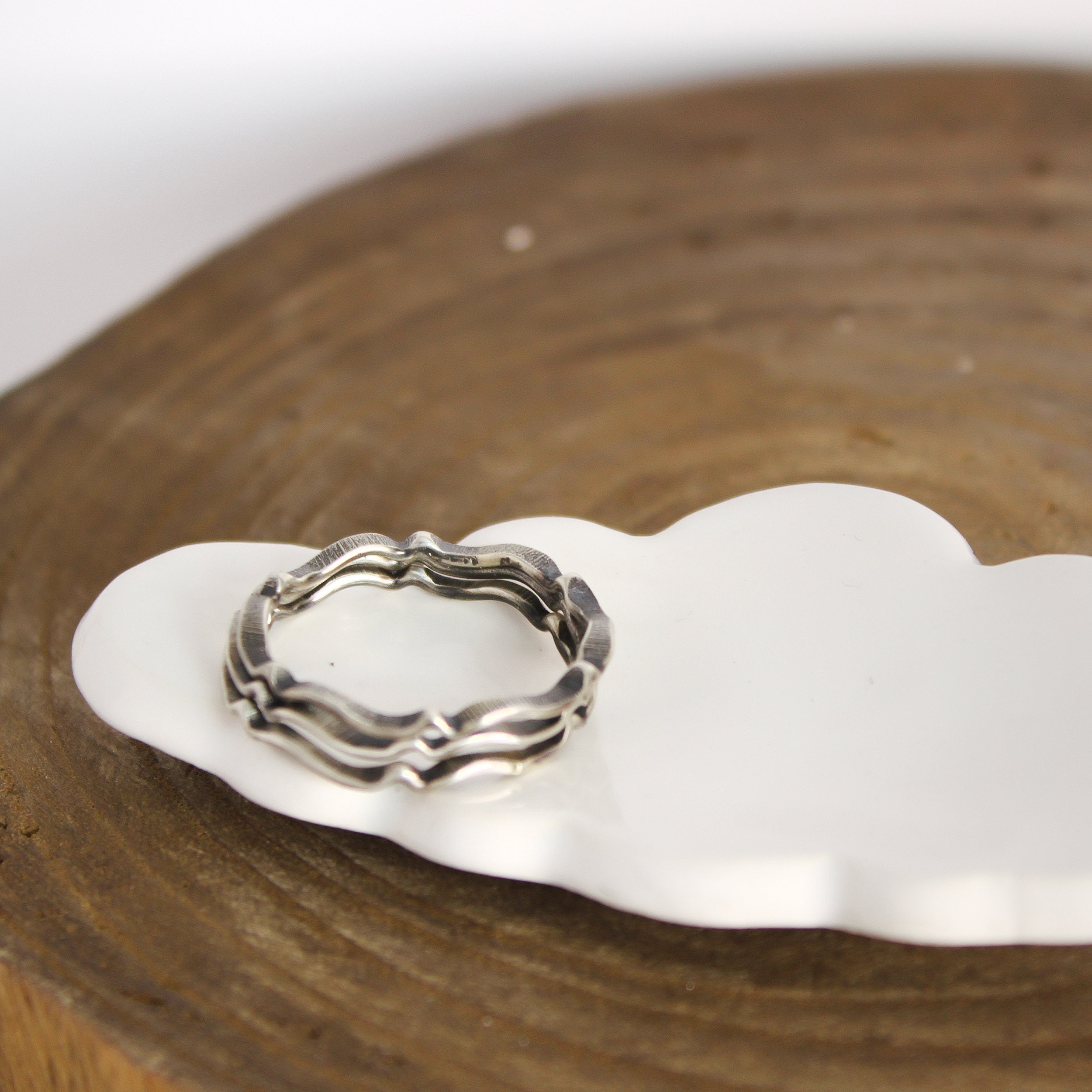 Silver Stacking Rings Sterling Silver Rings for Women Dainty | Etsy