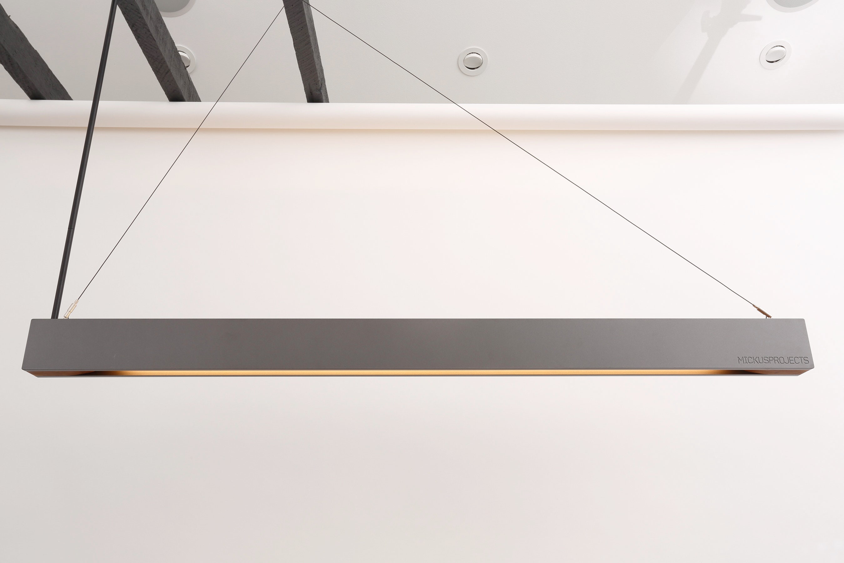 Linear LED Light Modern Chandelier Open Beam Pendant CNC - Etsy Australia