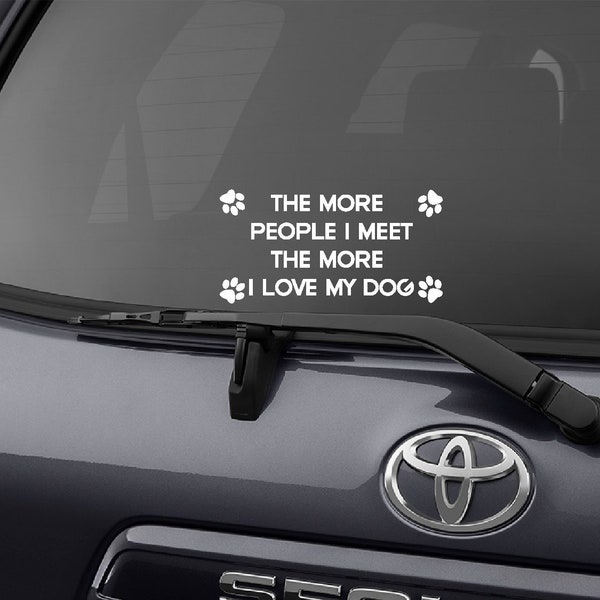 Dog Funny Bumper Sticker - Etsy