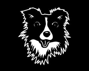 Heart Border Collie F344 Sticker Decal Sheep Sheer Clippers Shepherd - Etsy