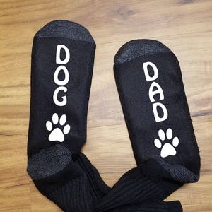 Dad Socks, Dog Dad Socks, Dog Dad Gift, Dog Dad Christmas, Beer Socks ...