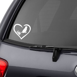 Dog Car Decal, Dog Breed Decals, Dog Name Decal, Custom Pet Stickers ...