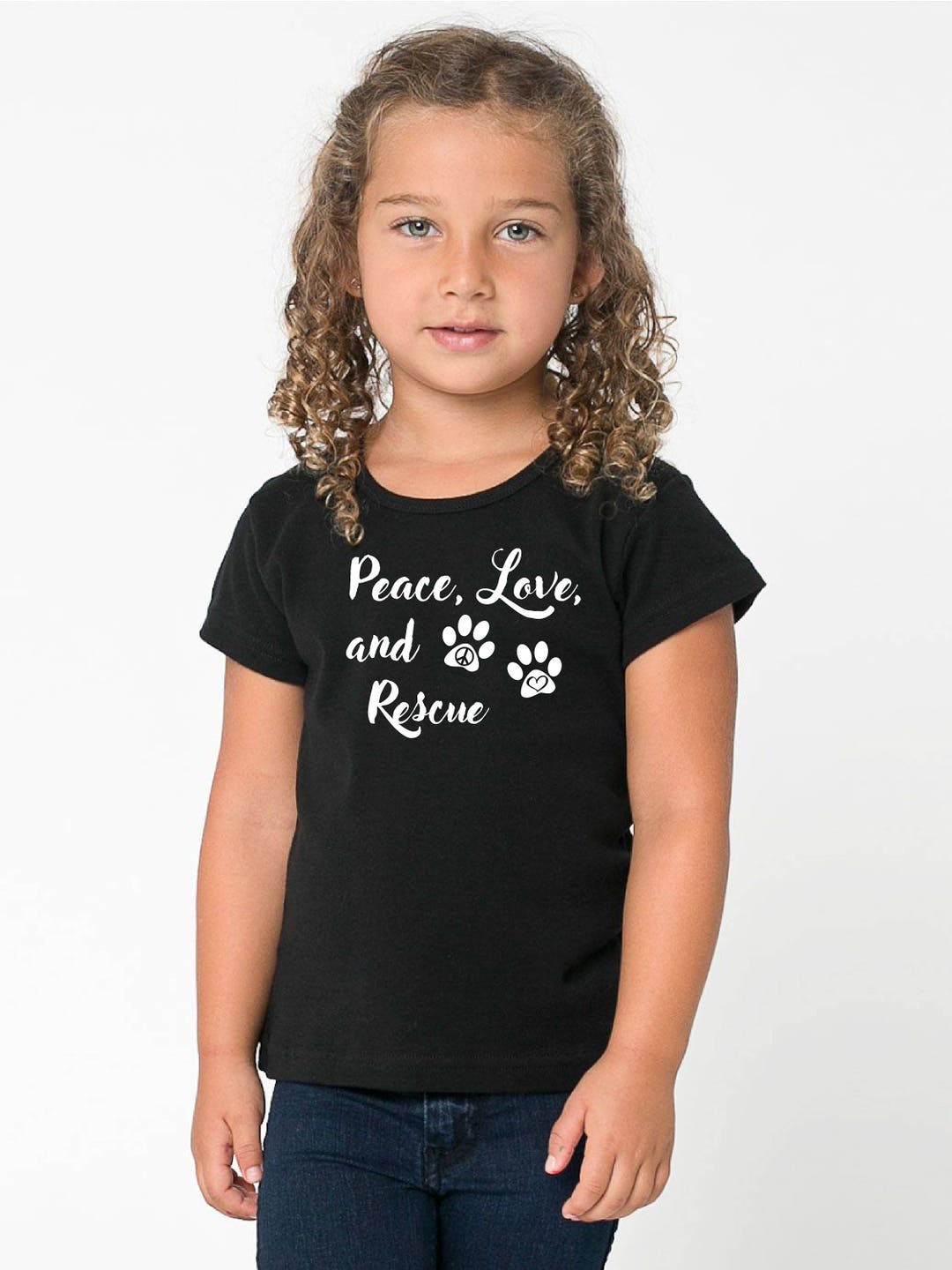 Peace Love and Rescue, Animal Rescue Youth Clothing, Pet Rescue Kid's ...