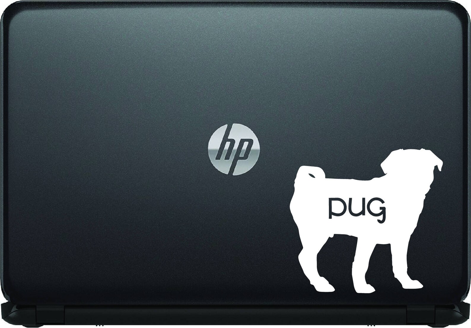 Pug Decal Pug Car Decal Pug Sticker Dog Breed Stickers Dog - Etsy