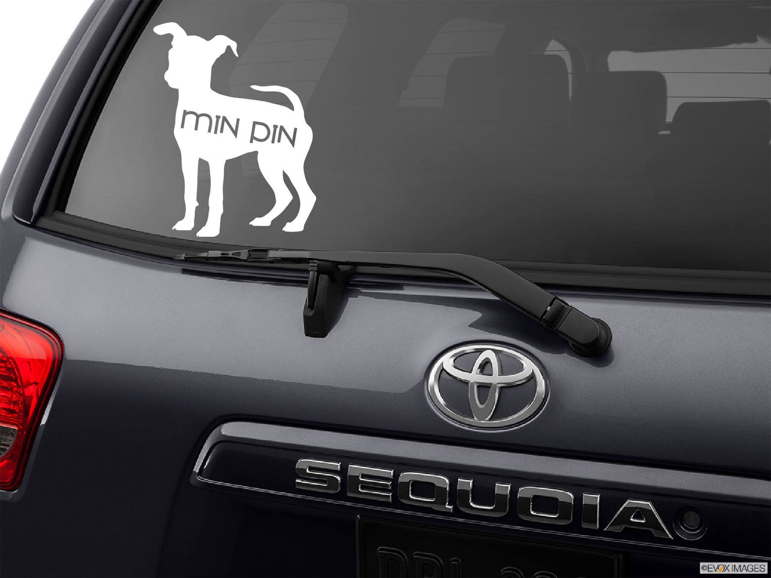 Min Pin Decal Decal Min Pin Miniature Pinscher Decal Min | Etsy