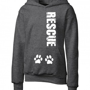 Dog Rescue Sweatshirt, Animal Rescue Shirt, Dog Rescue Shirt, Cat ...