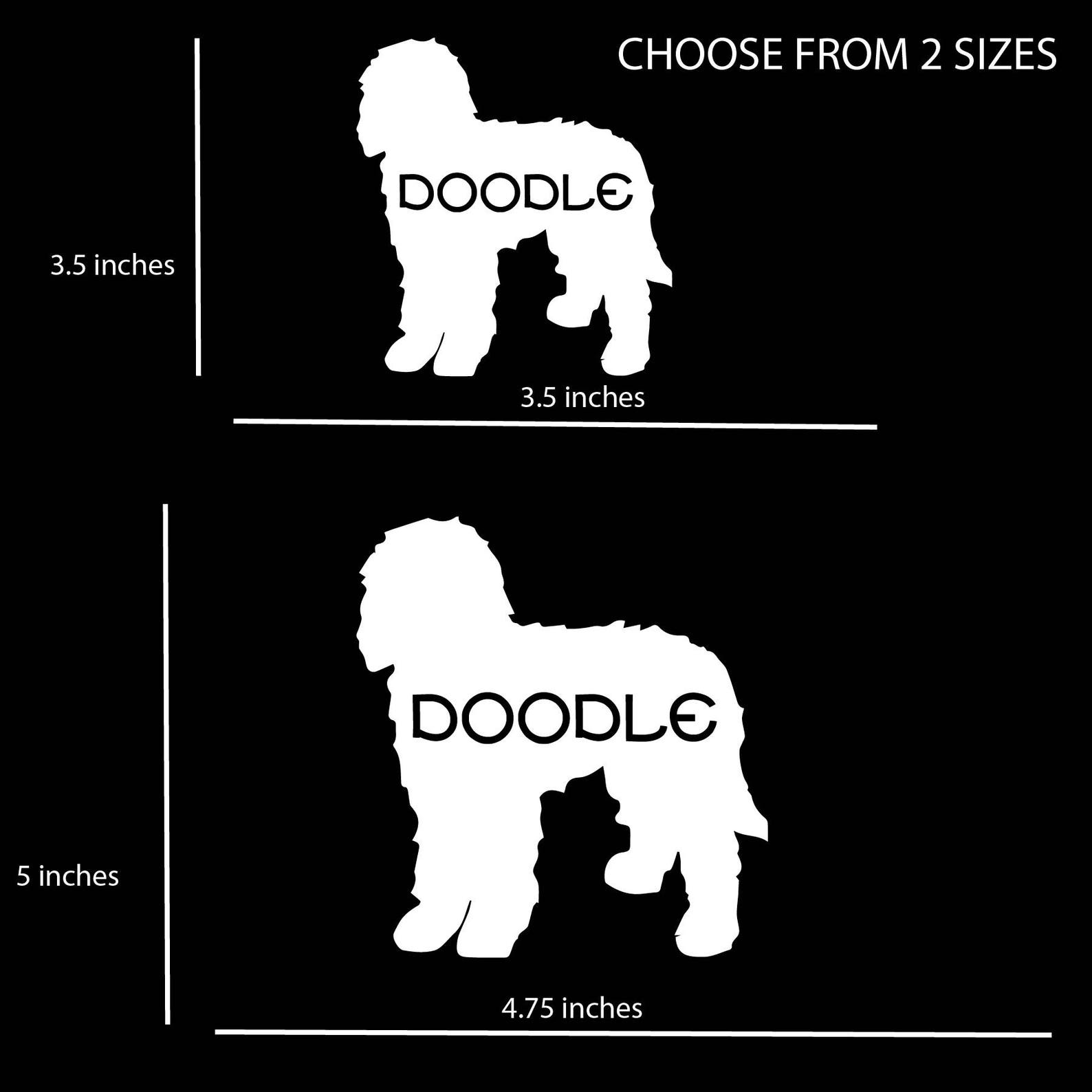 Goldendoodle Decal Goldendoodle Sticker Doodle Decal Golden | Etsy