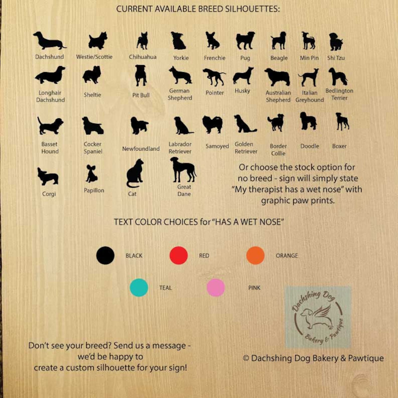 Dog Signs Dog Signs Decor Dog Signs for a Home Personalized | Etsy