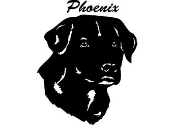 Labrador Sticker Lab Tested TP 1304 Vinyl Decal Lab Retriever - Etsy