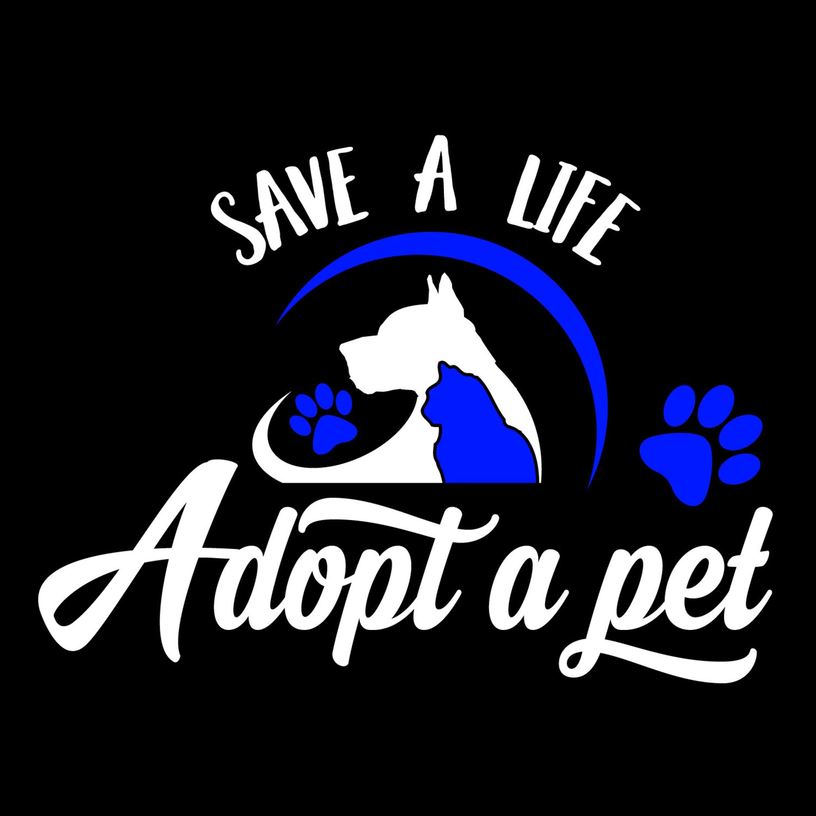 Pet Rescue Decal Animal Rescue Decal Dog Rescue Decal Adopt - Etsy