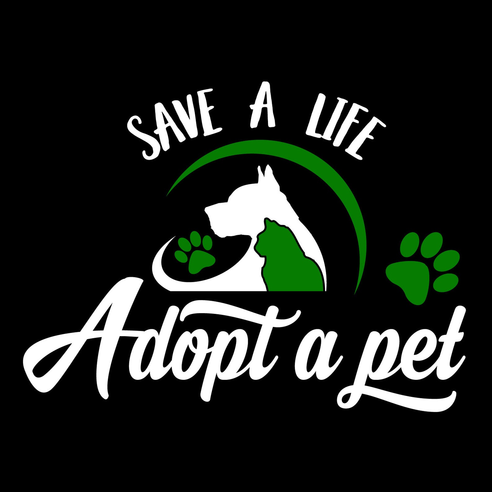 Pet Rescue Decal Animal Rescue Decal Dog Rescue Decal Adopt - Etsy