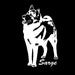 Elkhound, Norwegian Elkhound, Norwegian Elkhound Gift, Dog Decal ...