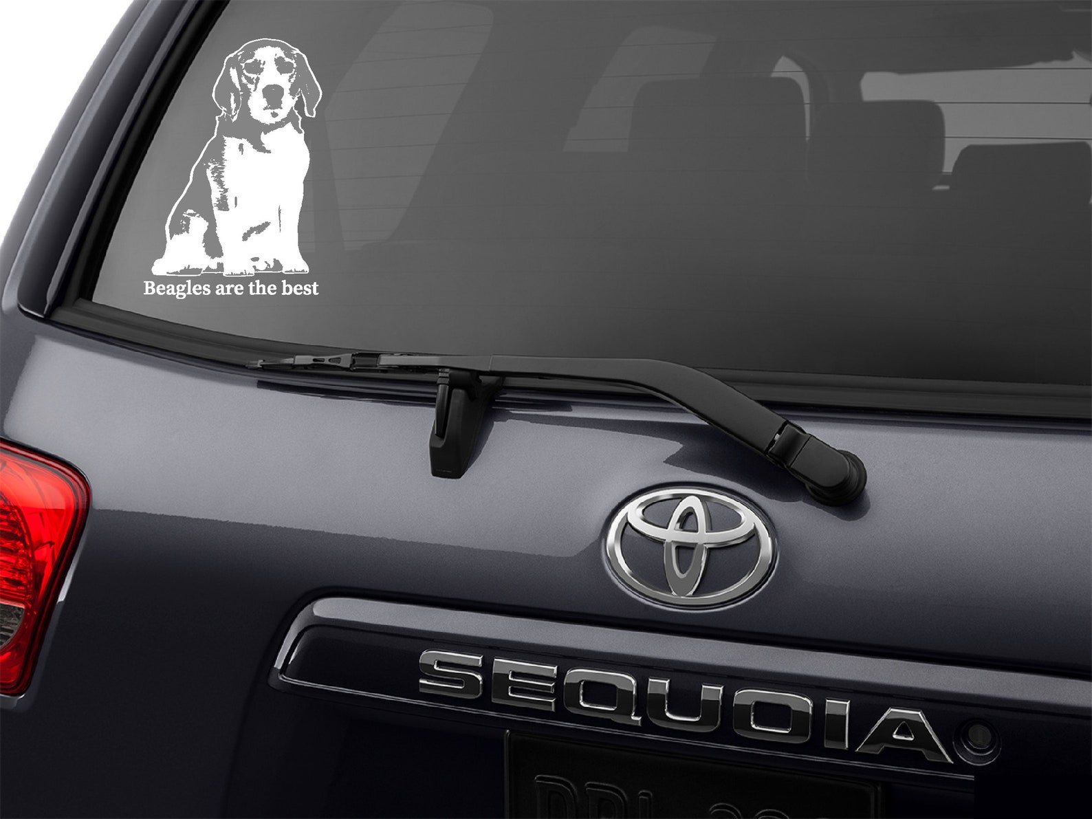 Beagle Sticker Beagle Decal Beagle Gifts Dog Car Sticker | Etsy