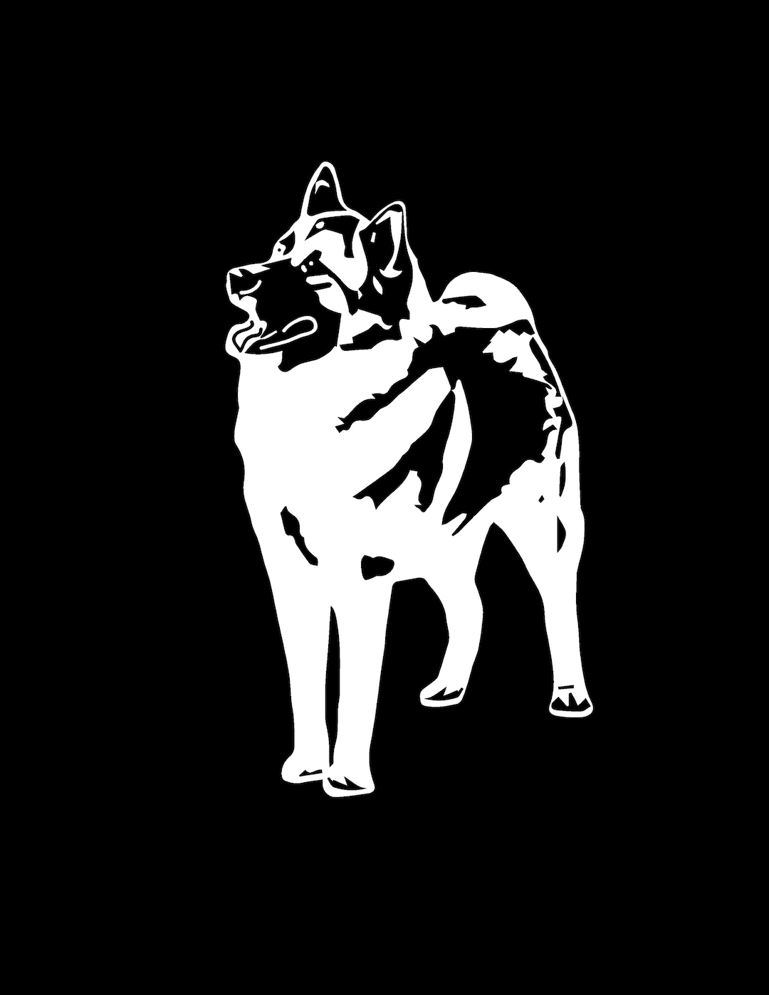 Elkhound, Norwegian Elkhound, Norwegian Elkhound Gift, Dog Decal ...
