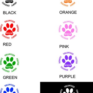 Rescue Decal, Dog Rescue Decal, Animal Rescue Decal, Adopt Don't Shop ...