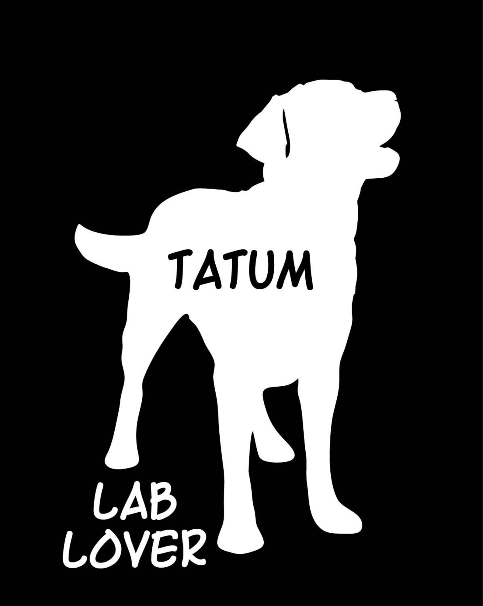 Labrador Decal Lab Decal Lab Lover Labrador Retriever - Etsy