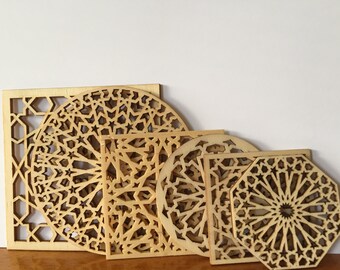 Geometric cut out | Etsy