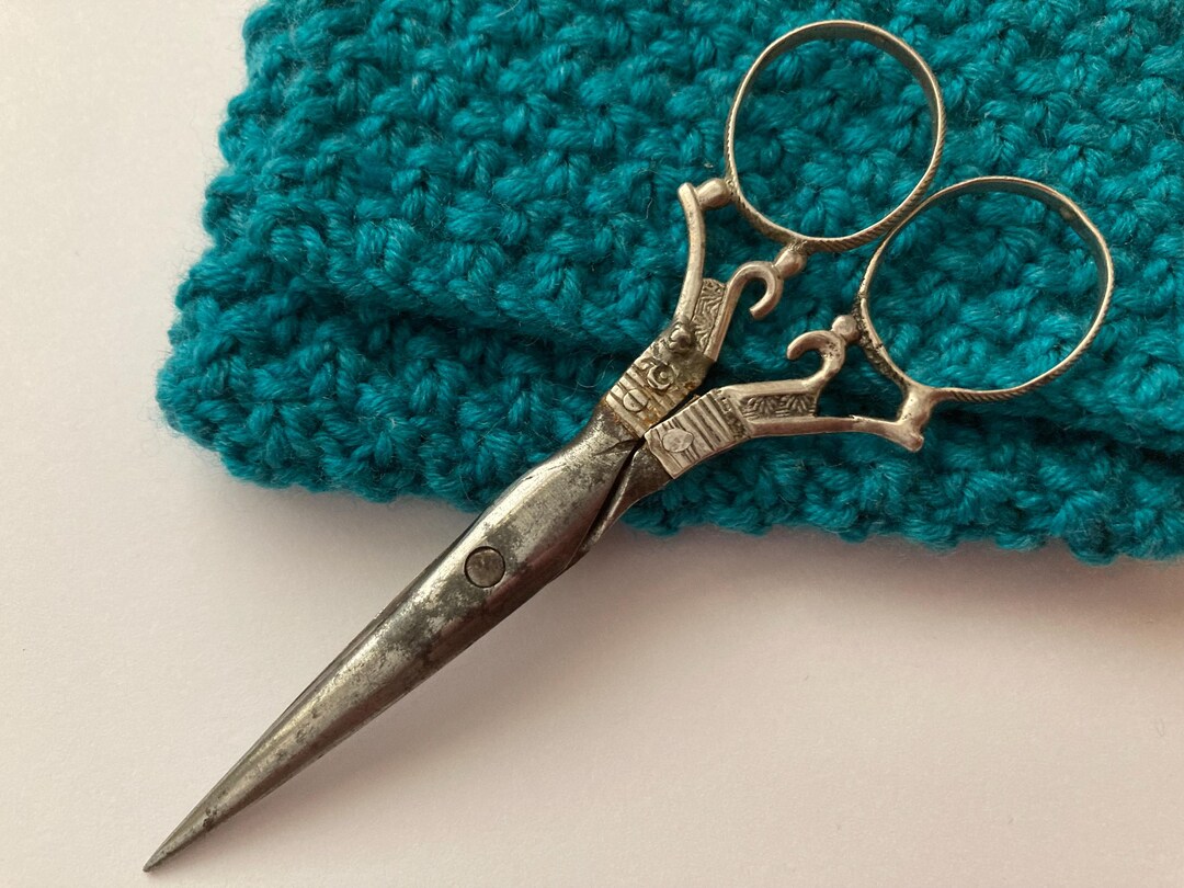 Antique Sterling Silver Embroidery Scissors, Rare Find, Dutch ...
